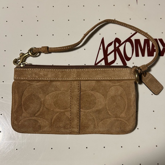Coach | Accessories | Coach Suede Wrislet | Poshmark